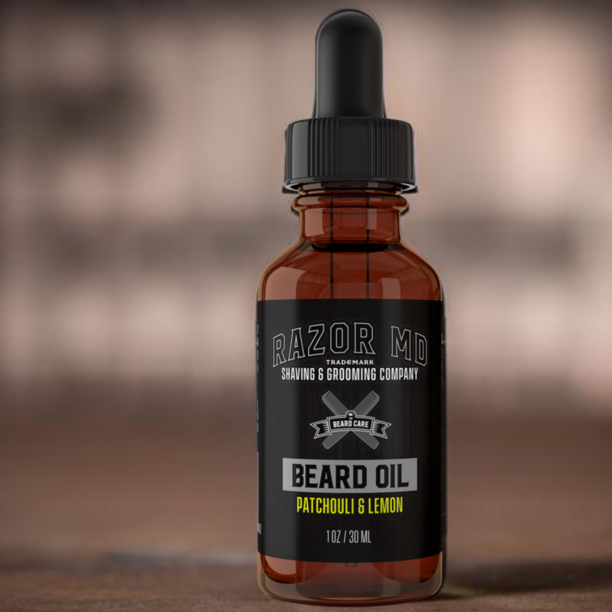 Beard Oil 1oz Patchouli & Lemon | Lemon beard oil | Patchouli Beard Balm